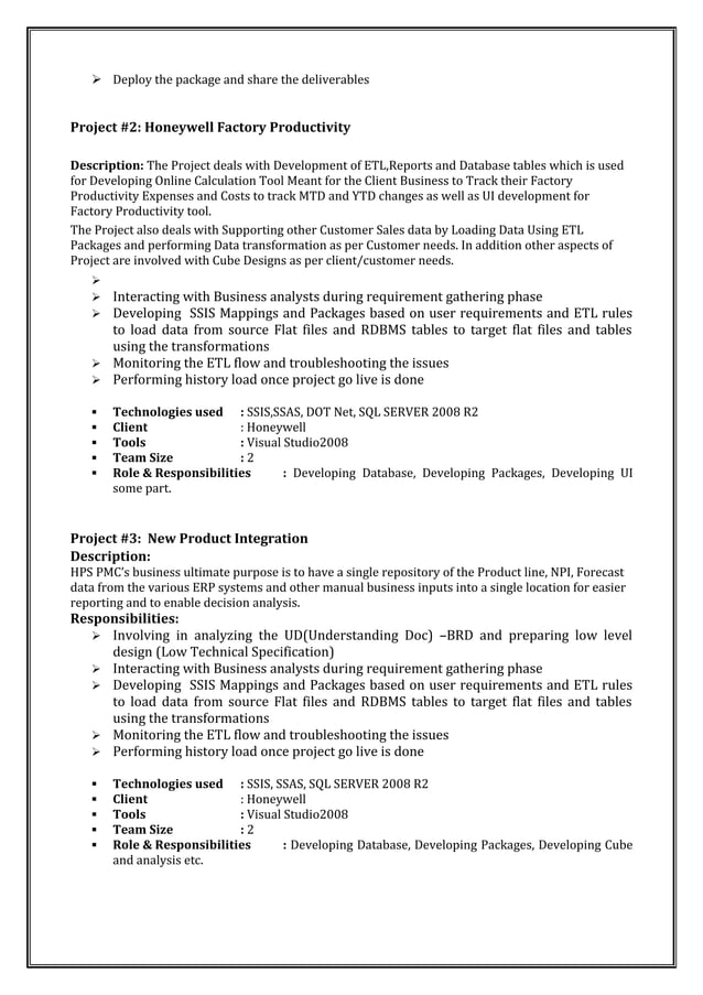 SenaritraMSBI_Resume | PDF