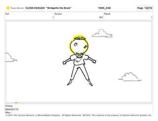 Close Enough S3 E7 "Bridgette the Brain" | PDF