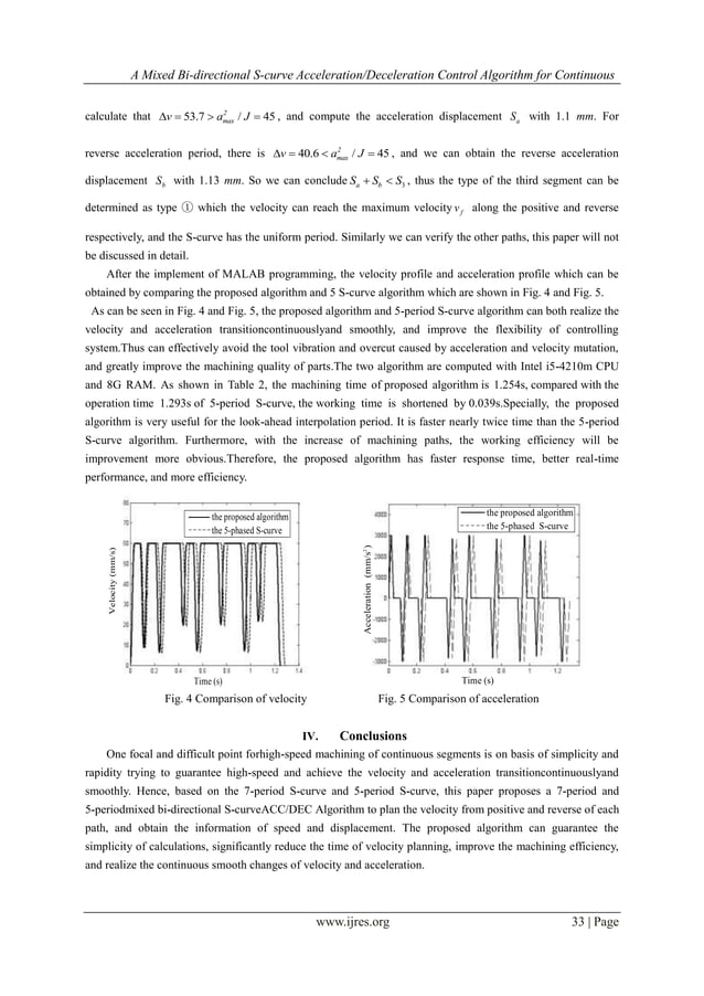 A Mixed Bi Directional S Curve Accelerationdeceleration Control Algorithm For Continuous