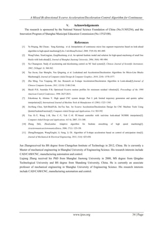 A Mixed Bi-directional S-curve Acceleration/Deceleration Control Algorithm for Continuous ...