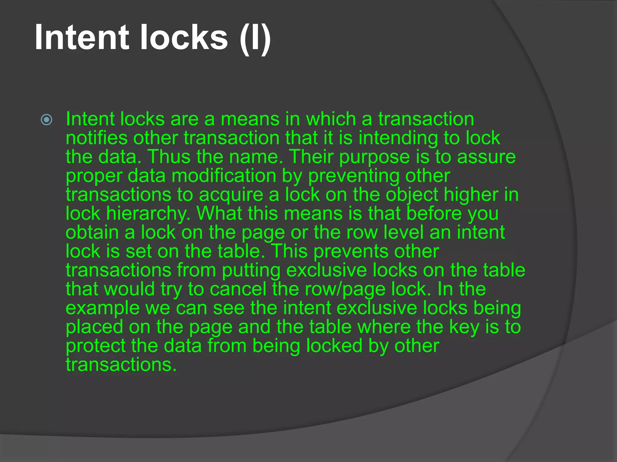 Locking in SQL Server | PPSX