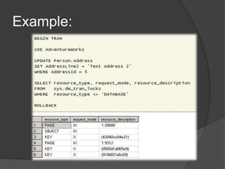Locking in SQL Server | PPSX