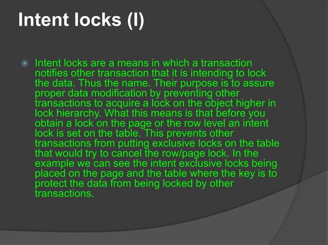 Locking in SQL Server | PPSX