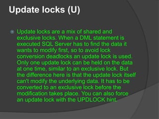 Locking in SQL Server | PPSX
