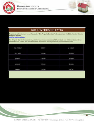 OAPSO-Newsletter-Summer 2016 | PDF