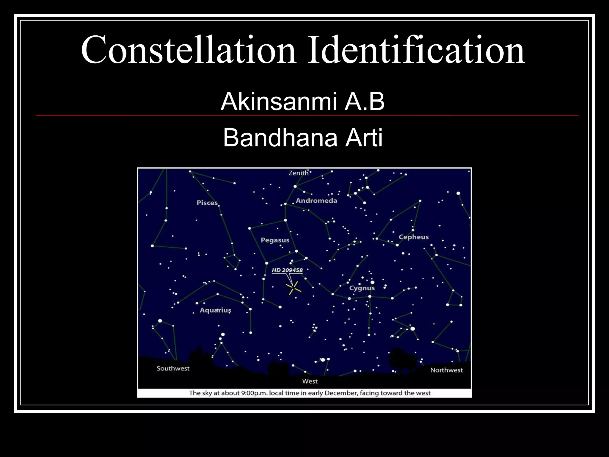 constellations identification | PPT
