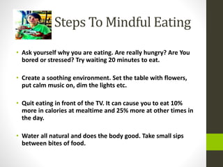 Mindful Eating | PPTX
