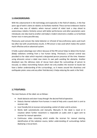 human detection robot | DOCX