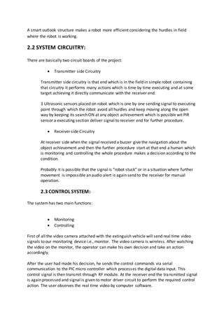 human detection robot | PDF