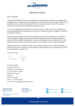 Reference LetterNatalia | PDF
