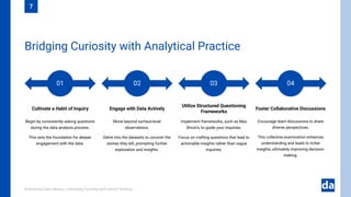 Embracing Data Literacy: Cultivating Curiosity and Critical Thinking | PDF