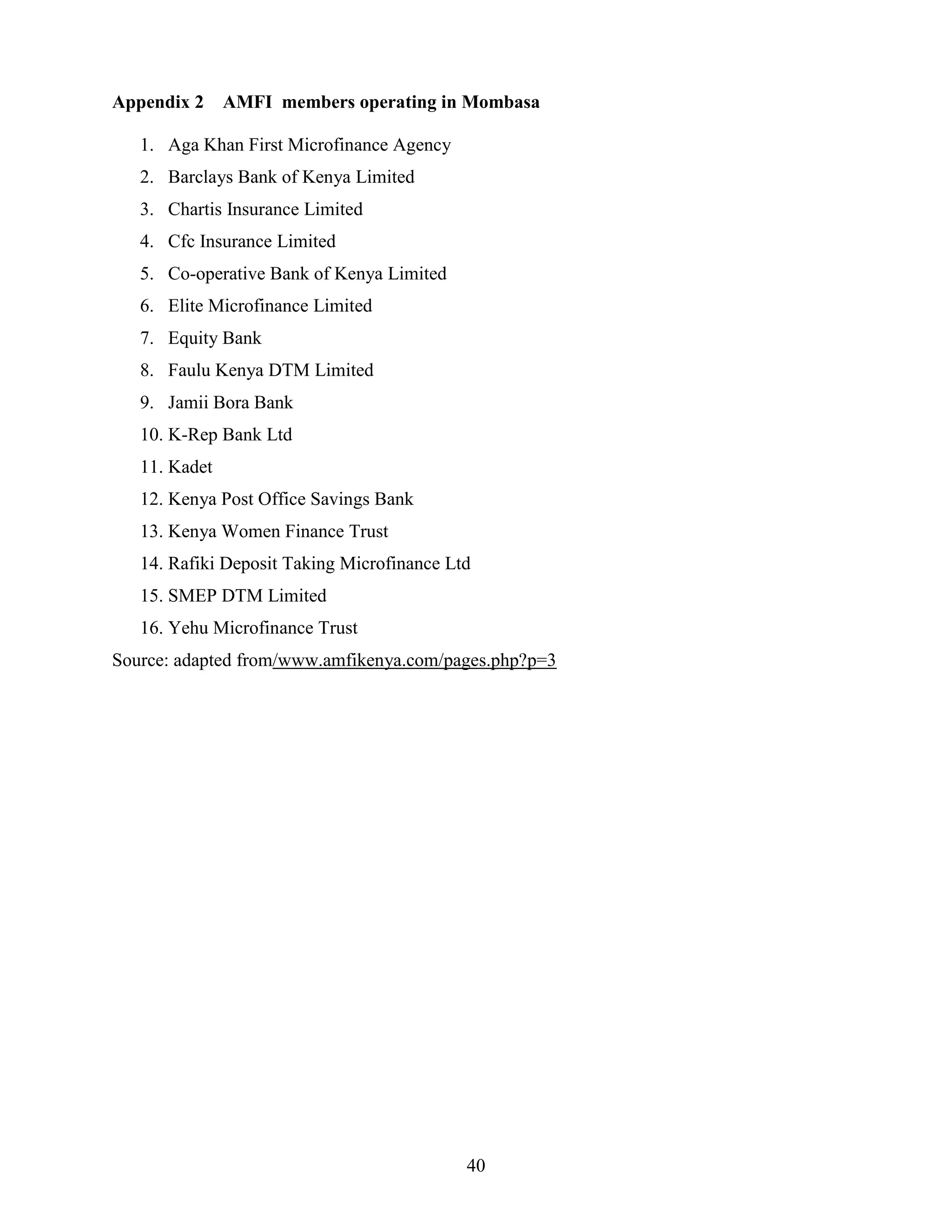 The key success factors for microfinance industry. | PDF
