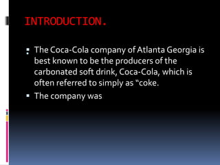 COCA-COLA | PPTX