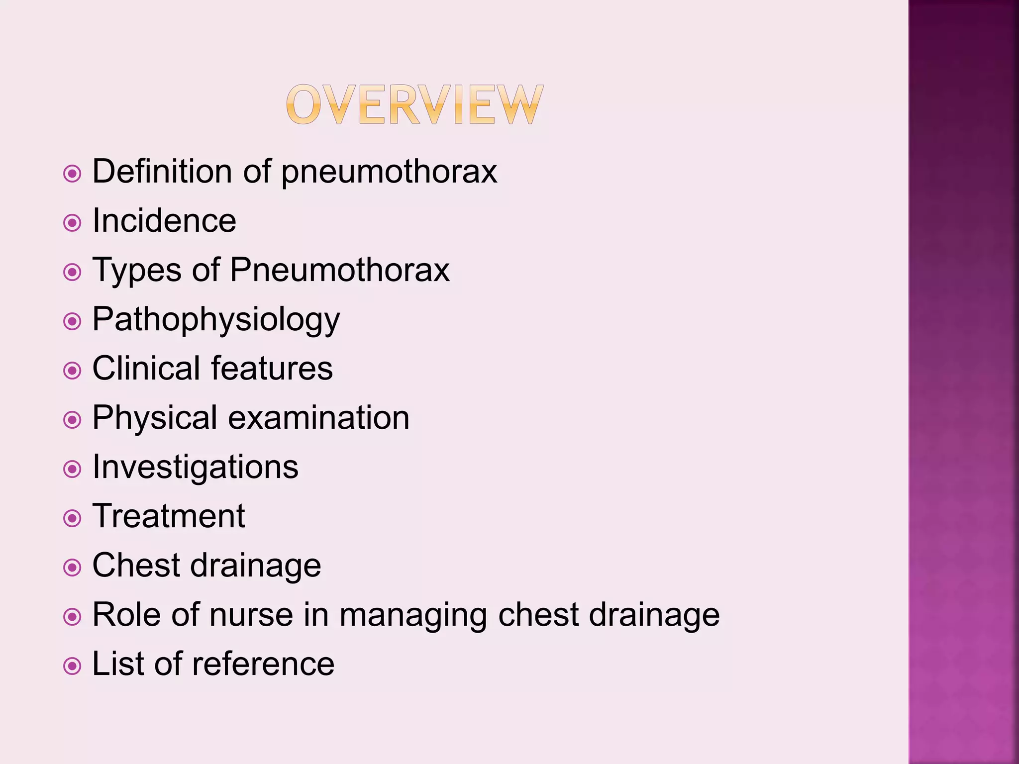 Pneumothorax ppt 368 final.... | PPTX