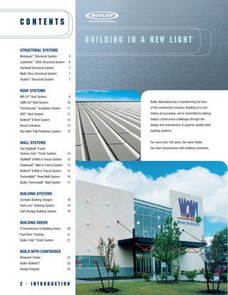 Butler Building Systems New Brochure Leed | PDF