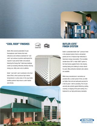 Butler Building Systems New Brochure Leed | PDF