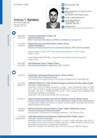 CV Andreas Kyriakou v3 | PDF