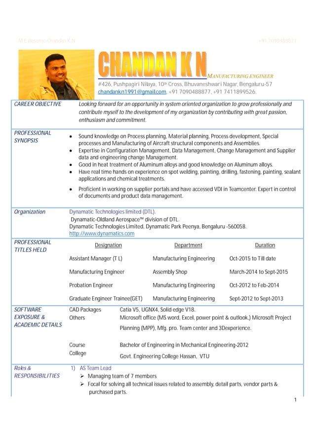 Resume-ME-Chandan | PDF
