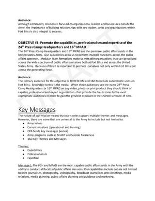 Communication Plan | DOCX | Marketing and Advertising | Business