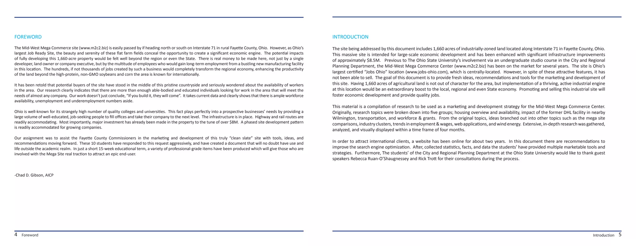 Midwest Mega-Commerce Center Document | PDF