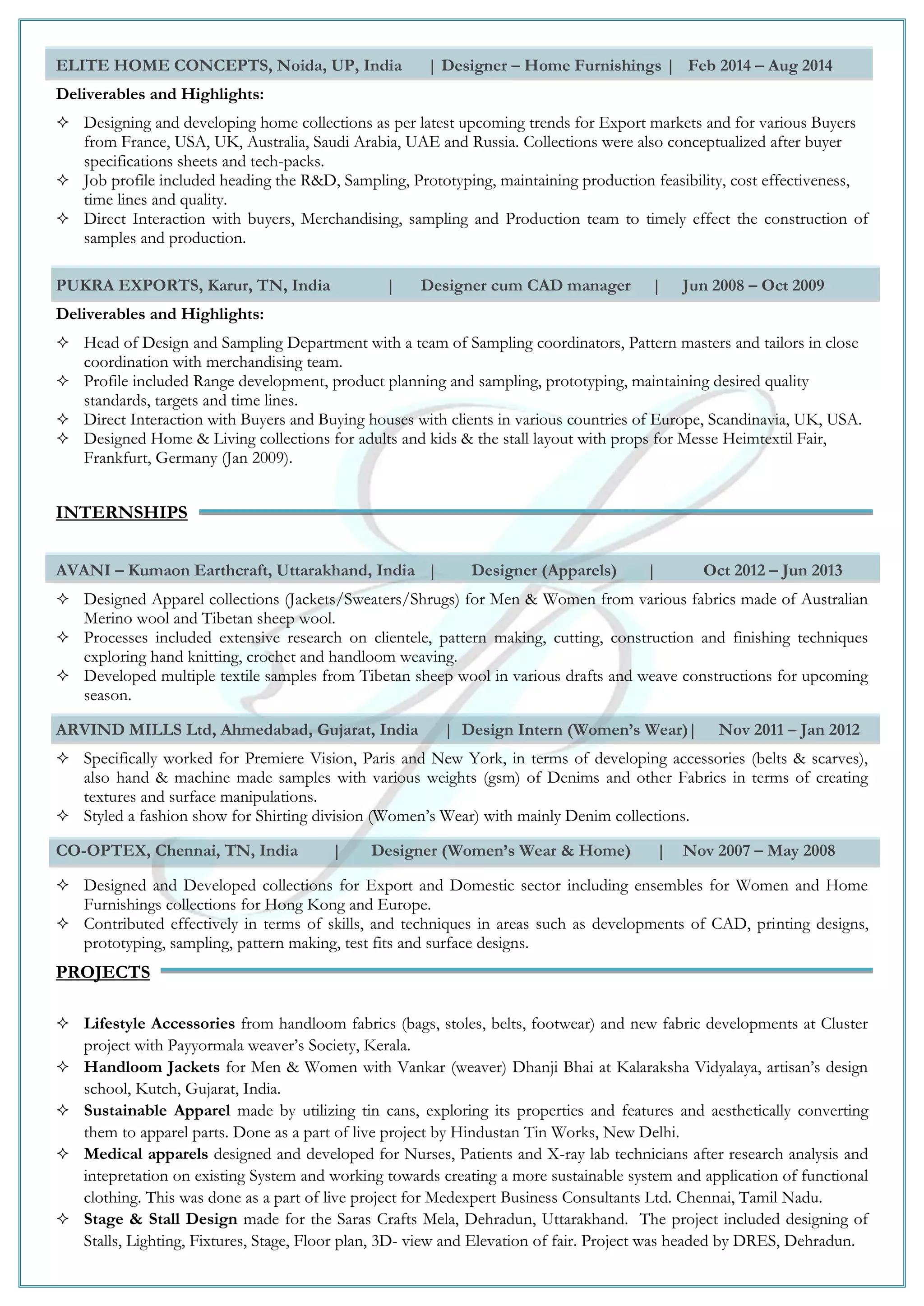 Sumegha Pahwa - cv | PDF