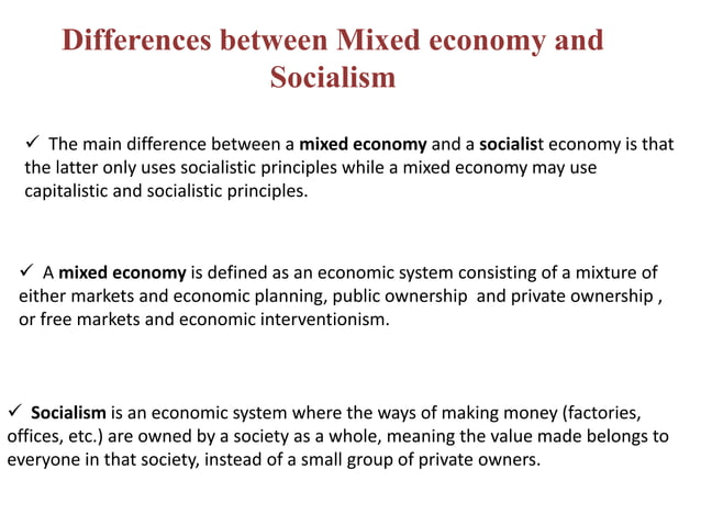 Mixed Economy [ECO101] | PPTX