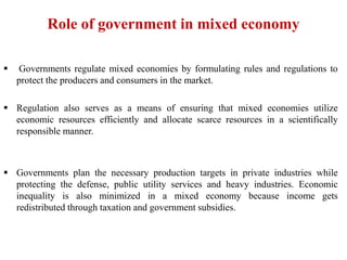 Mixed Economy [ECO101] | PPTX