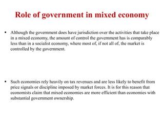 Mixed Economy [ECO101] | PPTX