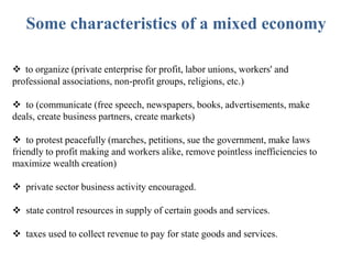 Mixed Economy [ECO101] | PPTX
