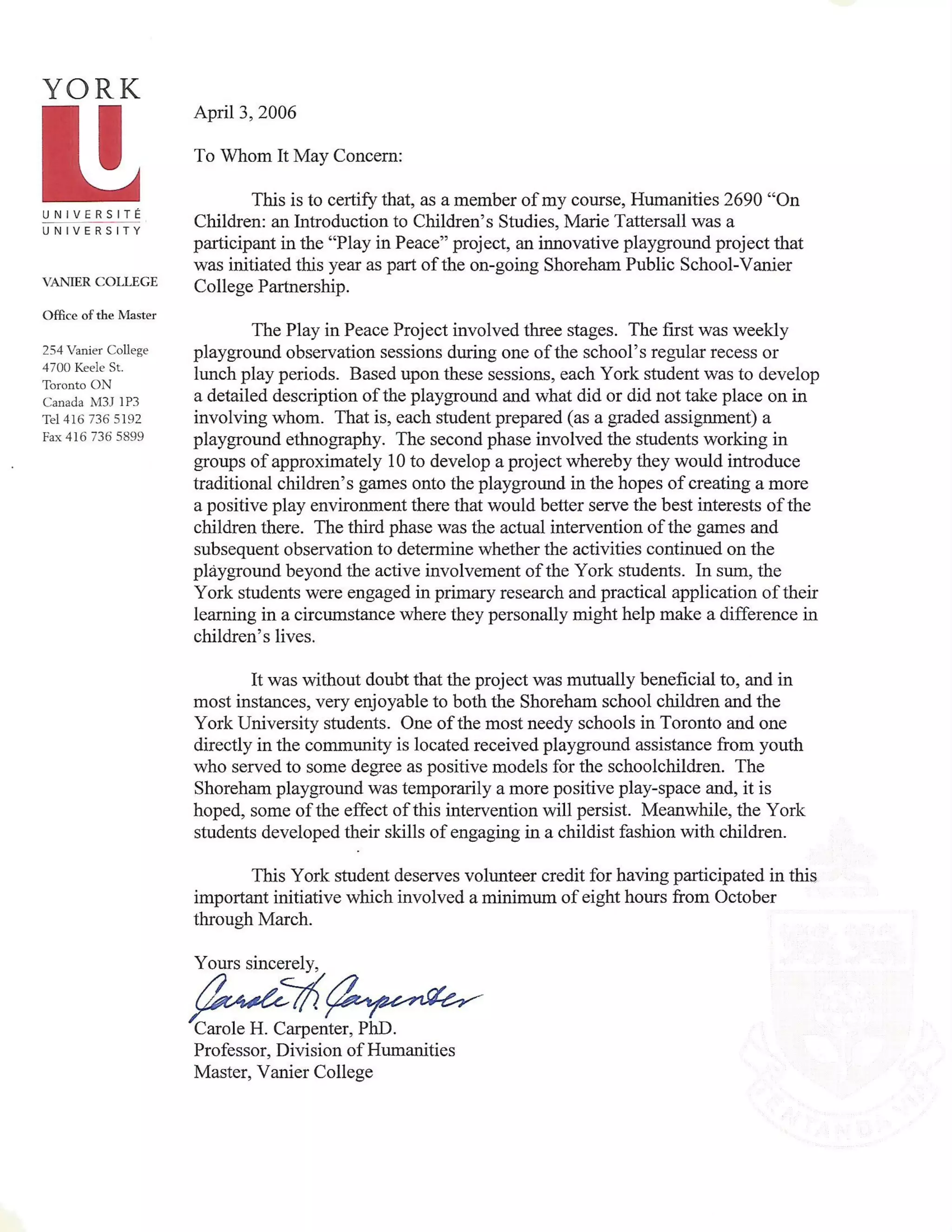 Play in Peace Letter | PDF