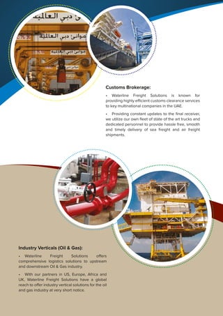 Waterline Freight Solutions LLC - DUBAI, UAE - Profile | PDF