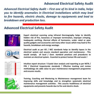 Electrical Safety Audit -SUSTENERGY FOUNDATION | PDF
