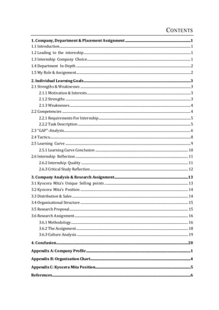 Placement Report v1 | DOCX