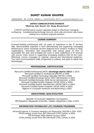 SumitDhuper_Resume | DOCX