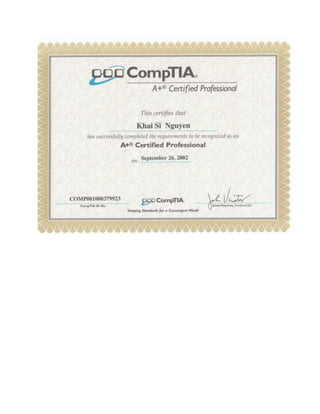 A+ Certification | PDF