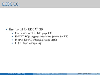 Eiscat 3D competence centre | PDF