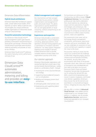 Cloud Services Brochure | PDF