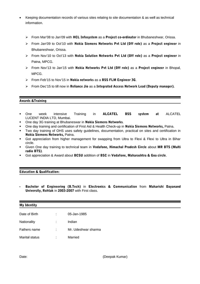 Deepak Kumar_Resume | PDF