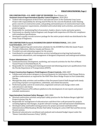 Philip Kwiatkowski Resume | PDF