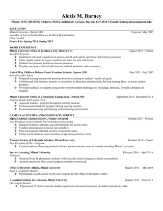 Lexi Resume_Sept_2016_2.1 | PDF