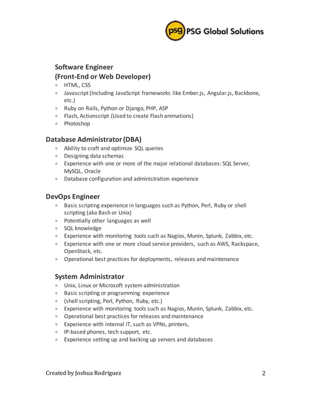 CheatSheet TechRecruiting | DOCX