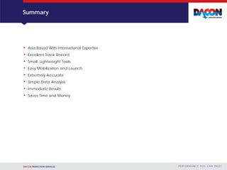 Pipeline Services - Dacon Inspection Services | PDF