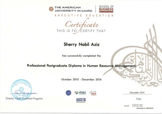 HR Diploma-AUC