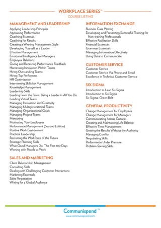 Communispond - Solutions | PDF