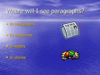 Paragraph Writing in English education in university | PPT