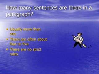 Paragraph Writing in English education in university | PPT