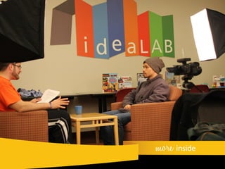 Aaron DeVries. Igniting a Creative and Dynamic Community at the Innisfil ideaLAB, abqla2015 | PPT