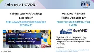 “Transforming Enterprise Intelligence: The Power of Computer Vision and Gen AI at the Edge with ...