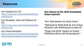 “Sparking the Next Generation of Arm-based Cloud-native Smart Camera Designs,” a Presentation ...