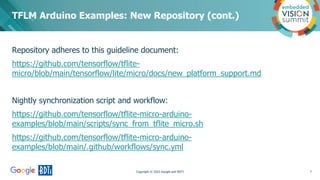 “TensorFlow Lite for Microcontrollers (TFLM): Recent Developments,” a Presentation from BDTI and ...